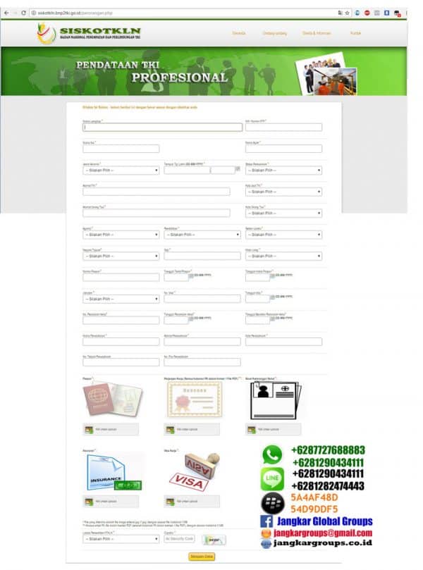 KTKLN ONLINE UNTUK TKI MANDIRI